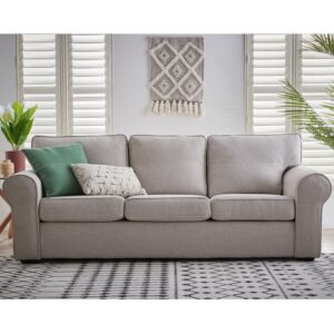 Hampton 3 Seater Sofa - Standard Abba Linen - R4K - Better Than Rental
