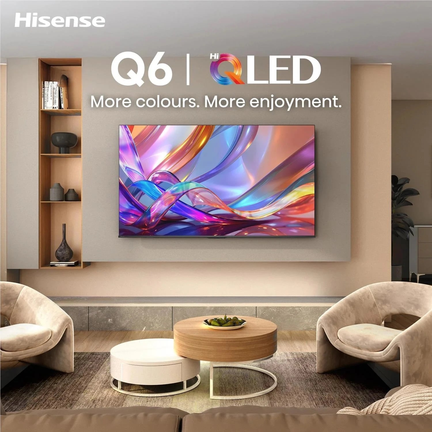 Hisense 75" Q6SAU 4K Hi-QLED Smart TV - R4K - Better Than Rental